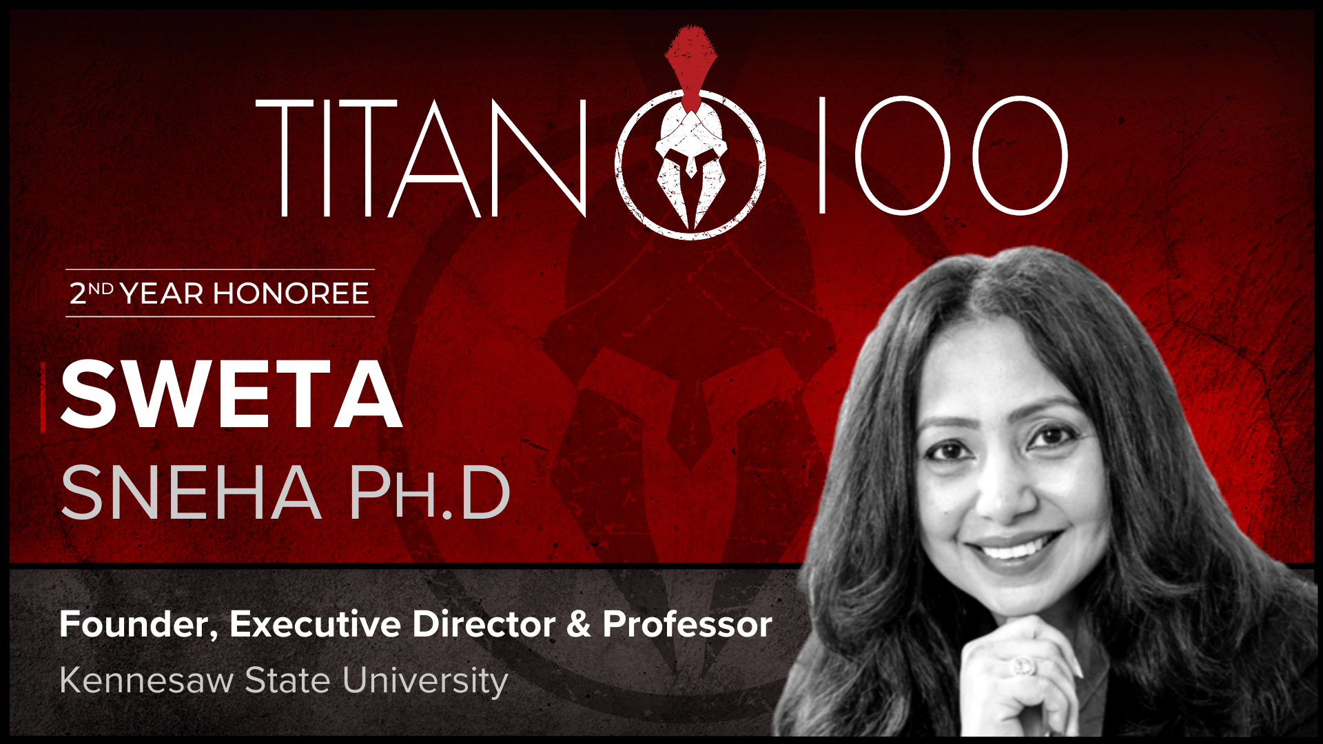 Sweta Sneha Ph.D - Titan 100